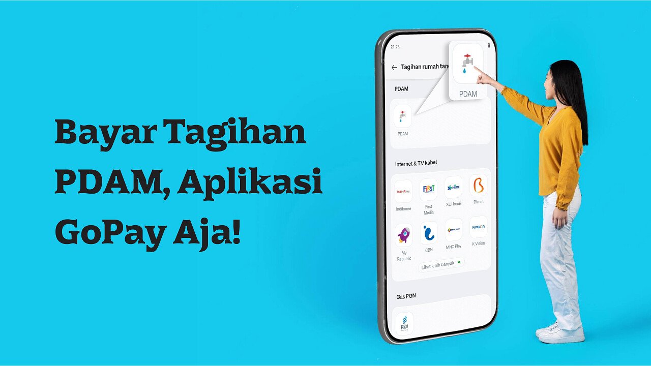Bayar Tagihan PDAM, Aplikasi GoPay Aja!