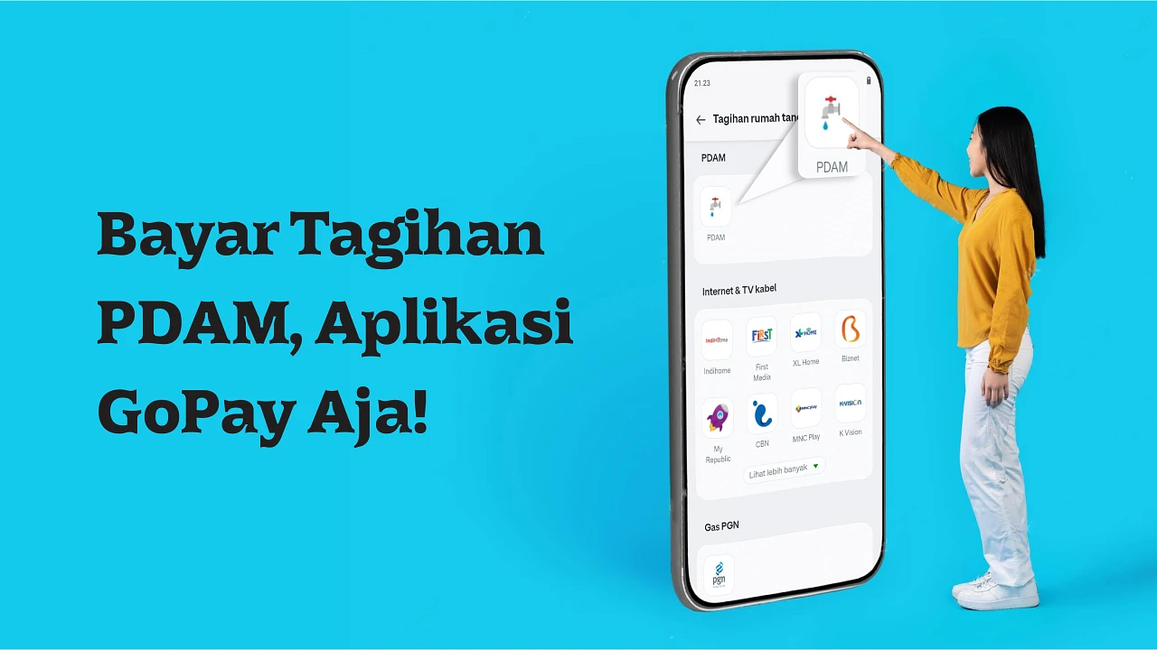 Bayar Tagihan PDAM, Aplikasi GoPay Aja!