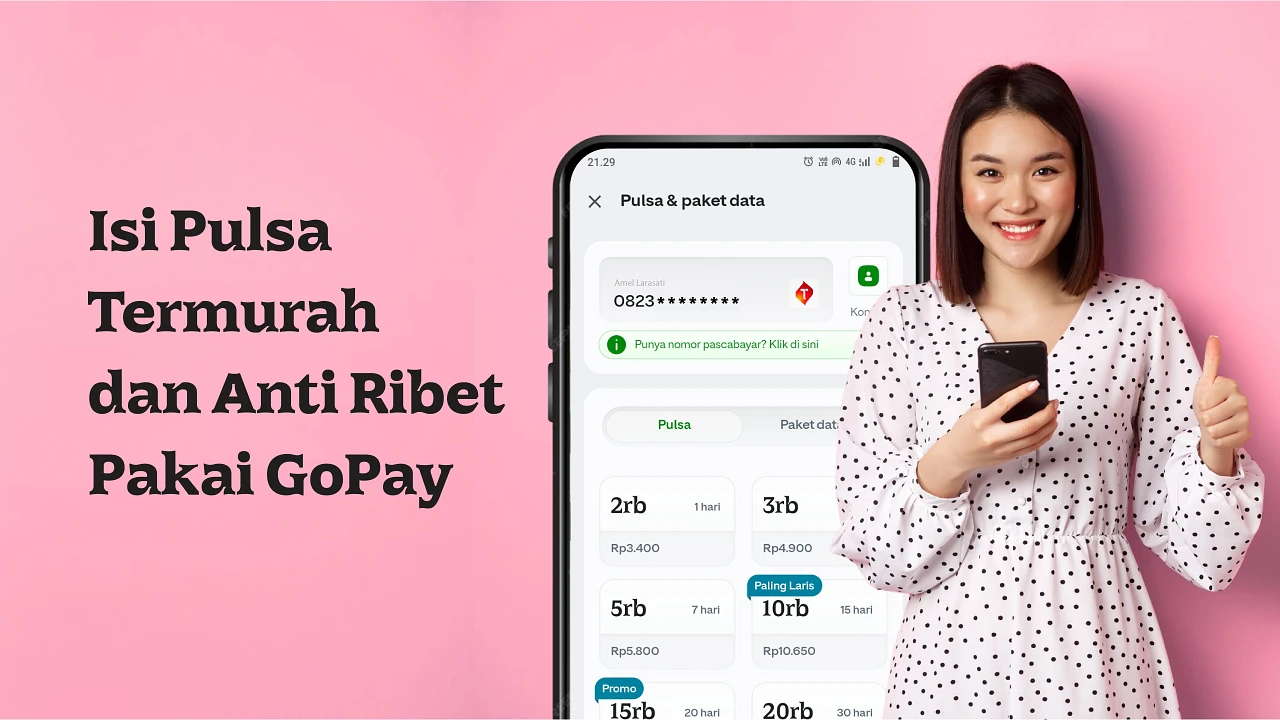 Isi Pulsa Dengan Gopay, Solusi Aplikasi Pulsa Termurah