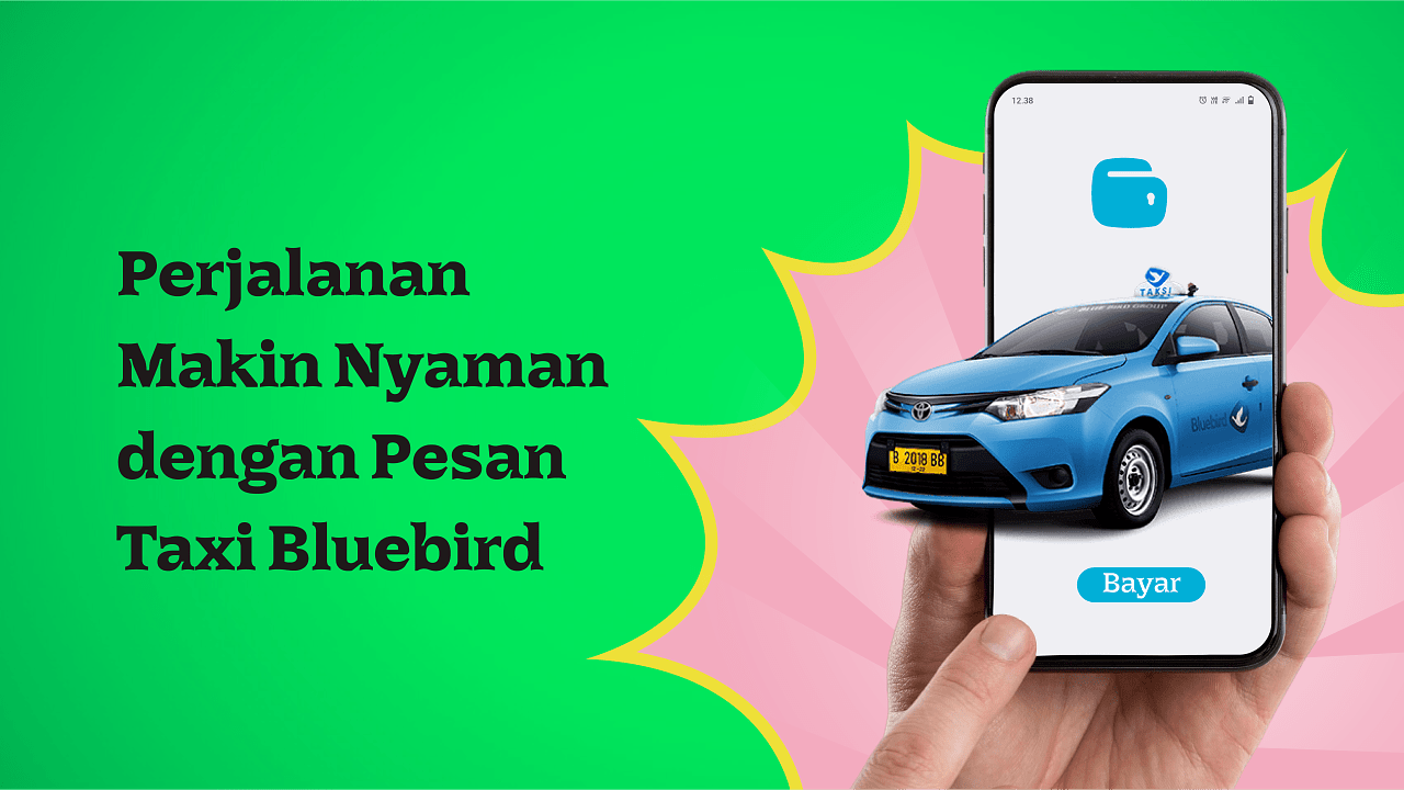 Begini Cara Pesan Taxi Bluebird, Bayarnya Pakai GoPay
