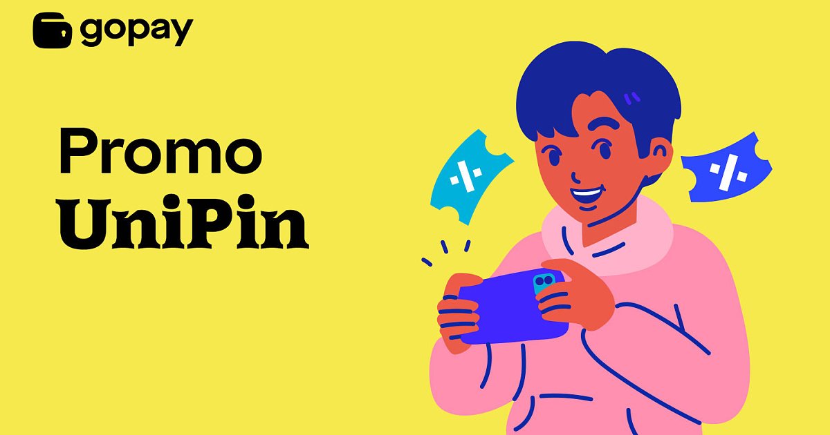 Promo UniPin: Cashback 90% (maks. 12.000 GoPay Coins)