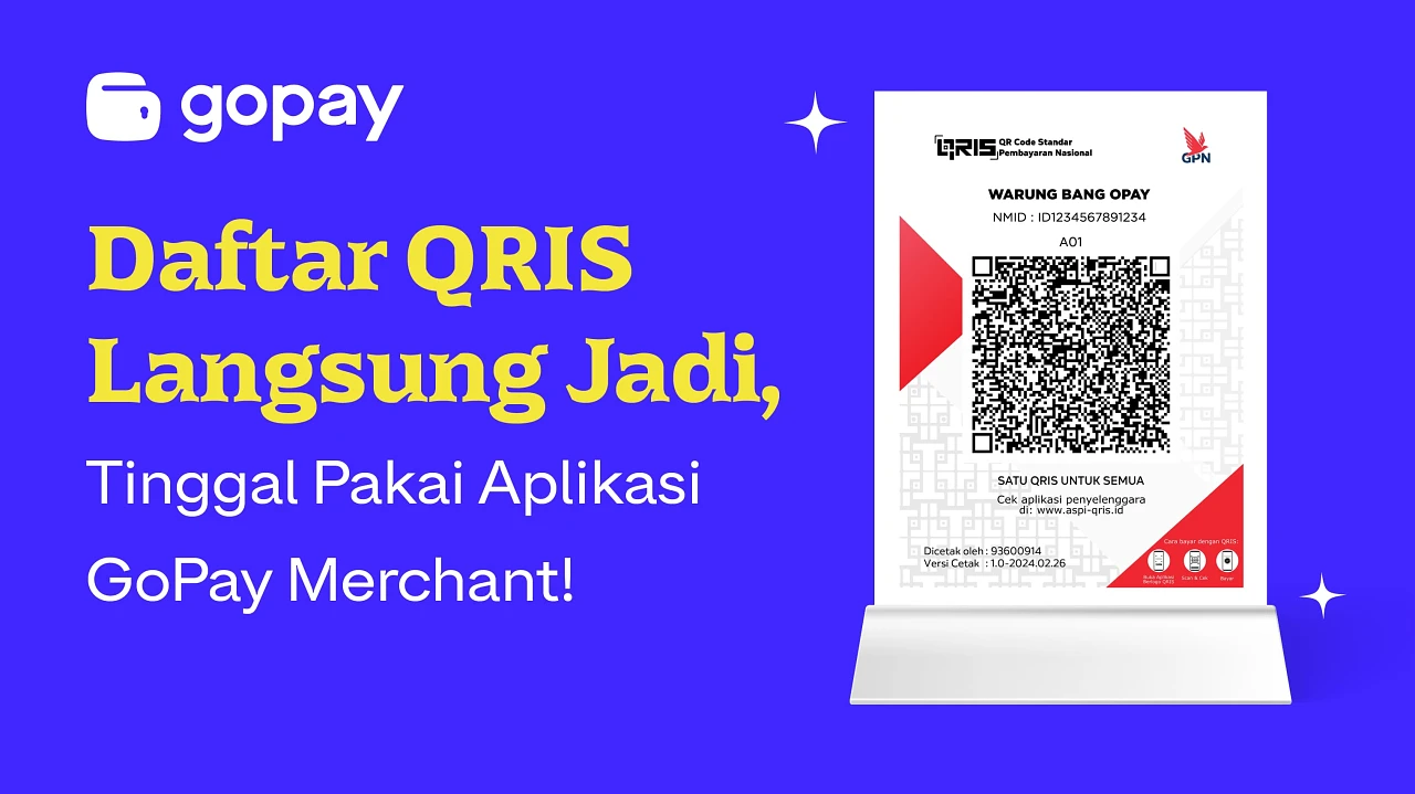 Daftar QRIS Mudah dan Cepati, dengan Aplikasi GoPay Merchant Daftar QRIS Mudah dan Cepati, dengan Aplikasi GoPay Merchant