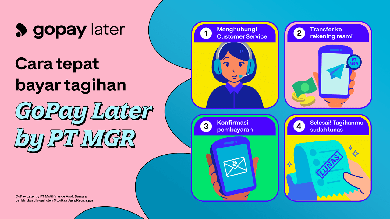 Cara Membayar Tagihan GoPay Later by PT MGR