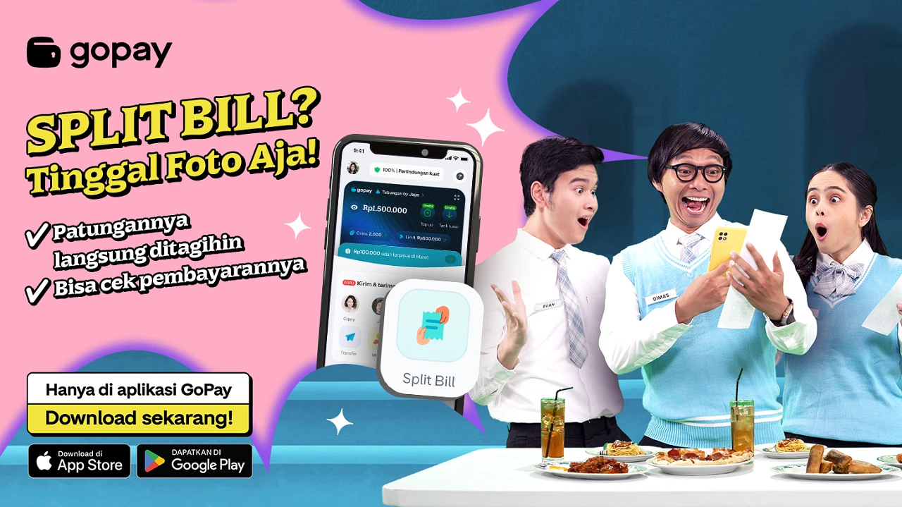 Split Bill Gampang di Aplikasi GoPay, Tinggal Foto Aja!