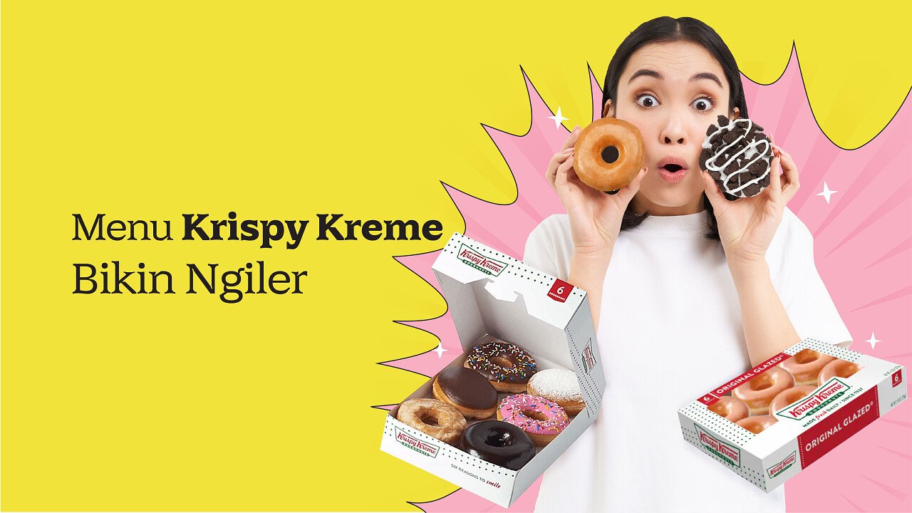 Rekomendasi Menu Krispy Kreme Buat Sharing