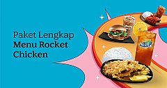 Beli Paket Menu Rocket Chicken, Lebih Hemat!