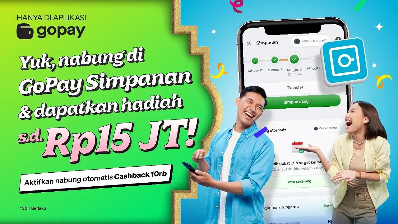 Simpanan Autosave: Nabung Otomatis & Dapat Bonus Saldo GoPay