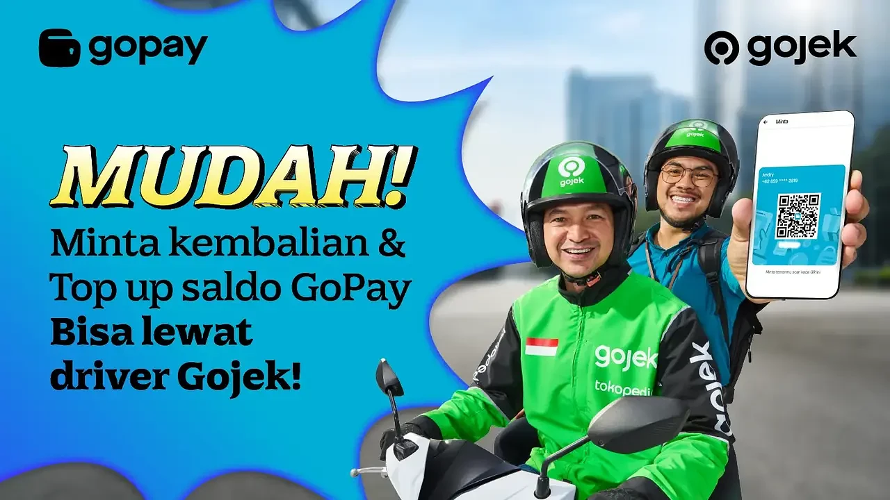 Minta Kembalian & Top Up Saldo GoPay Bisa Lewat Driver Gojek