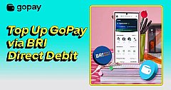 Cek Cara Lengkap Top Up GoPay via BRI Direct Debit