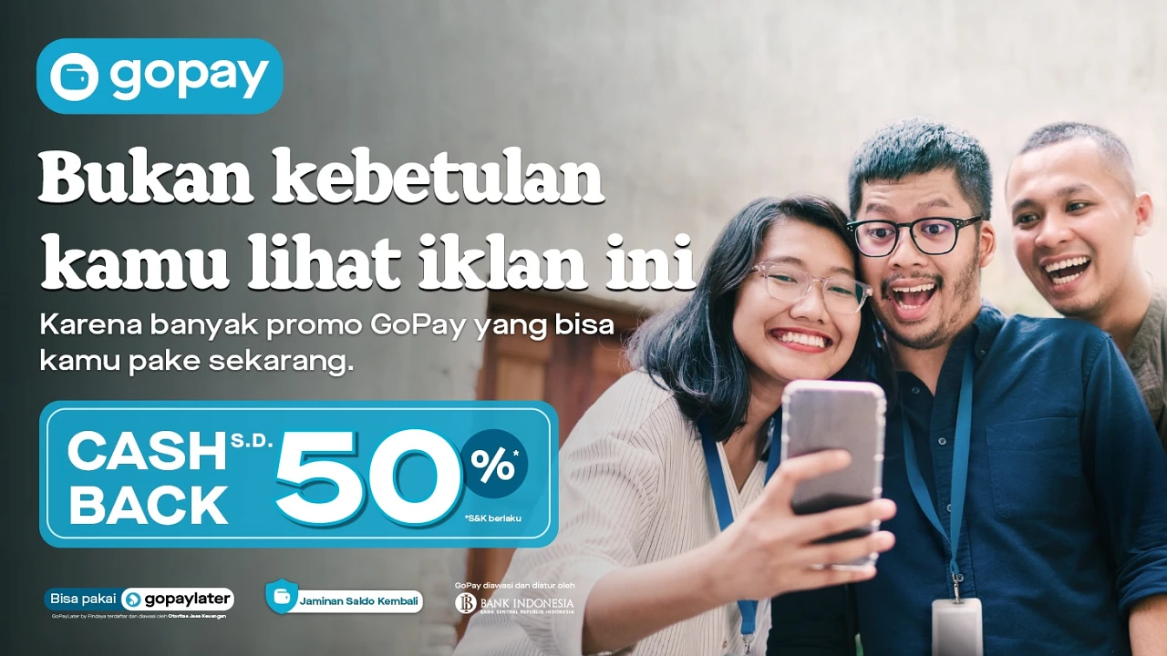 Gratis Saldo GoPay Rp100 Juta, Cuma Dari Sini