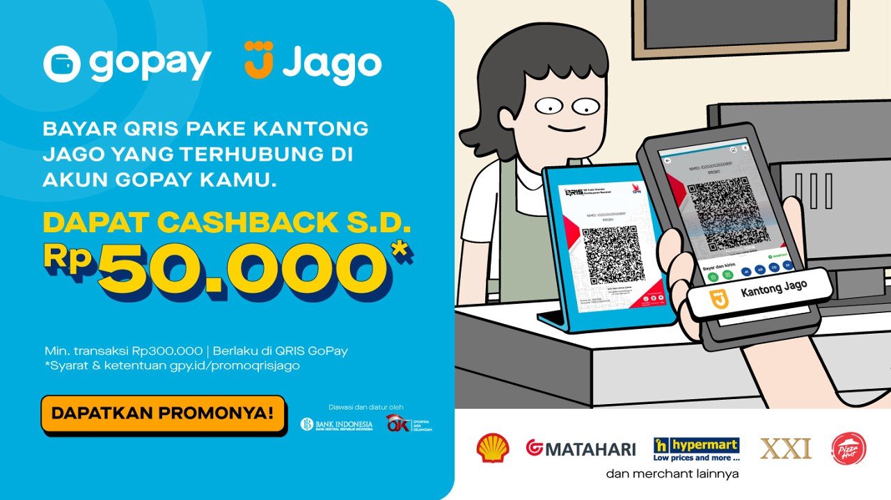 Transaksi di Pakai Jago Dapat Total Cashback hingga Rp50.000