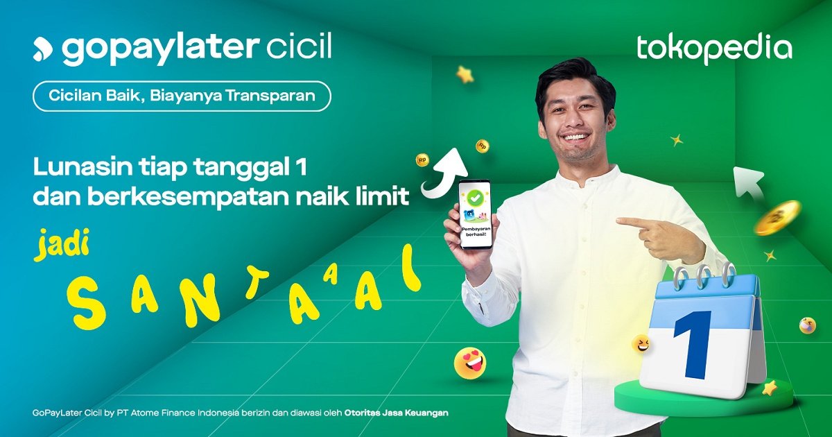 Limit GoPayLater Cicil Kini Lebih Tinggi