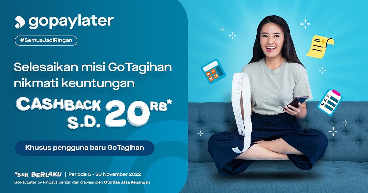 Ada Voucher Cashback GoPulsa & GoTagihan!
