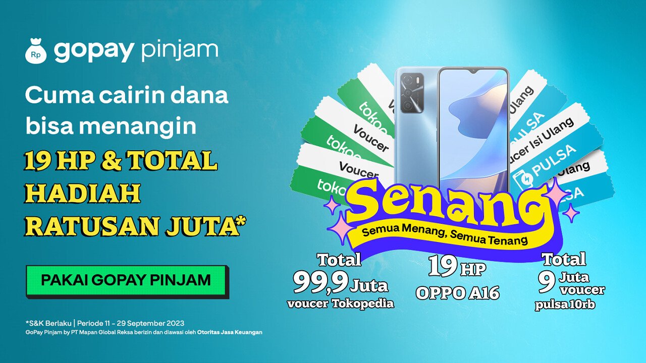 Cara Klaim Hadiah dari GoPay Pinjam SENANG