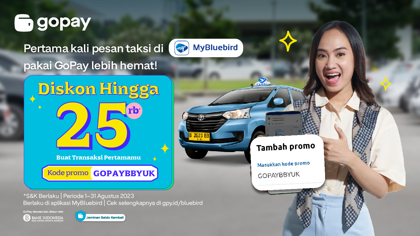 Promo Bluebird: Cashback & Diskon