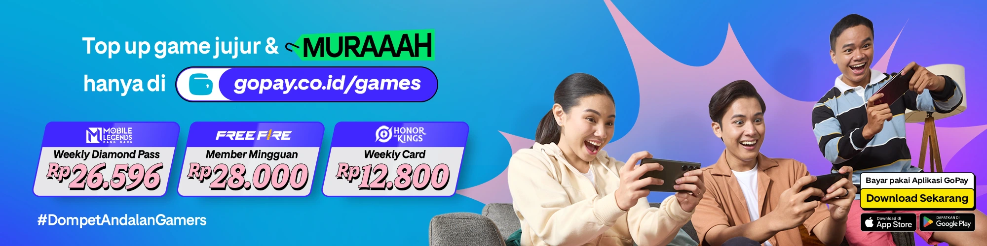 Promo LapakGaming: Cashback hingga 12.000 GoPay Coins