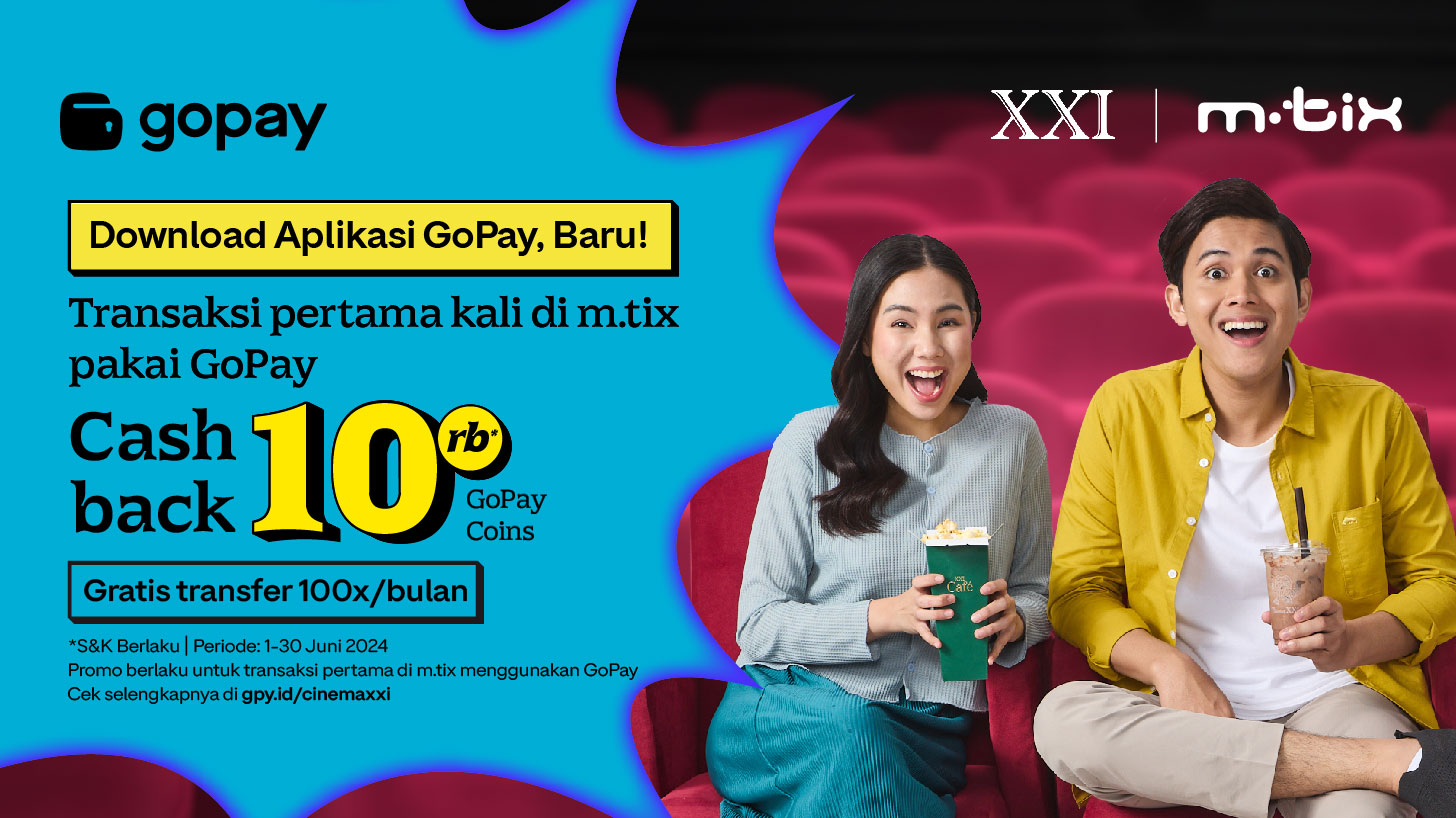 Promo XXI: Cashback hingga 35.000 GoPay Coins