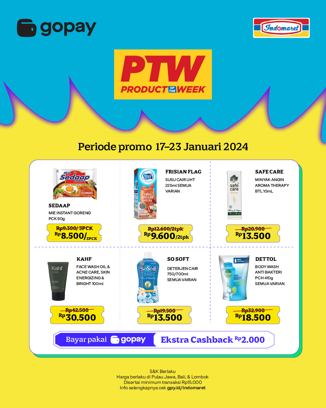 Promo Indomaret: Belanja Apa Aja Hemat Pakai GoPay