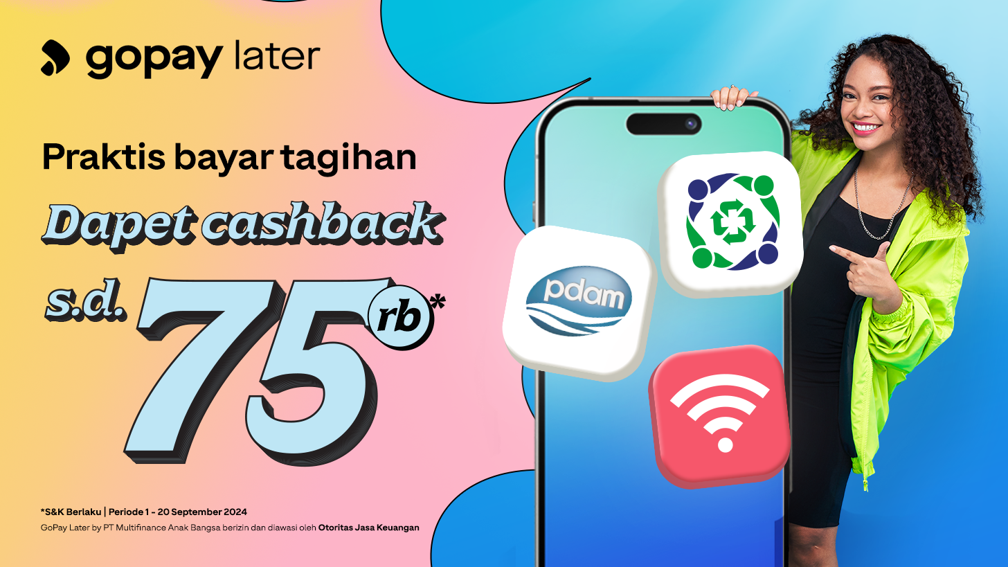 GoPay Later Terbaru Bantu Penuhi Kebutuhan di Aplikasi Gojek
